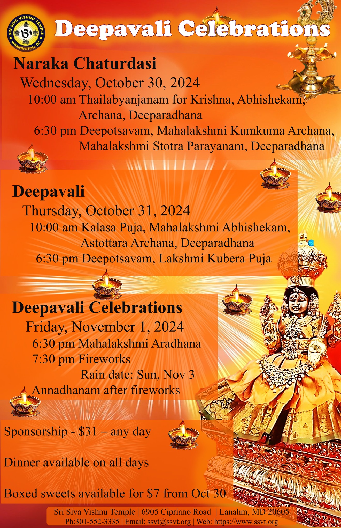 Events for January 2025 – Sri Siva Vishnu Temple