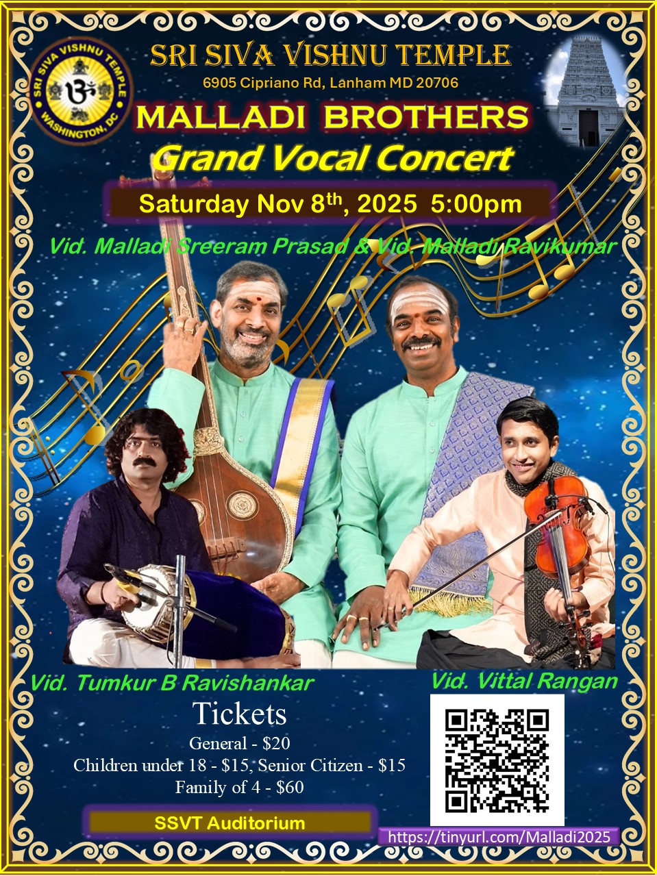 Events for November 2025 – Sri Siva Vishnu Temple